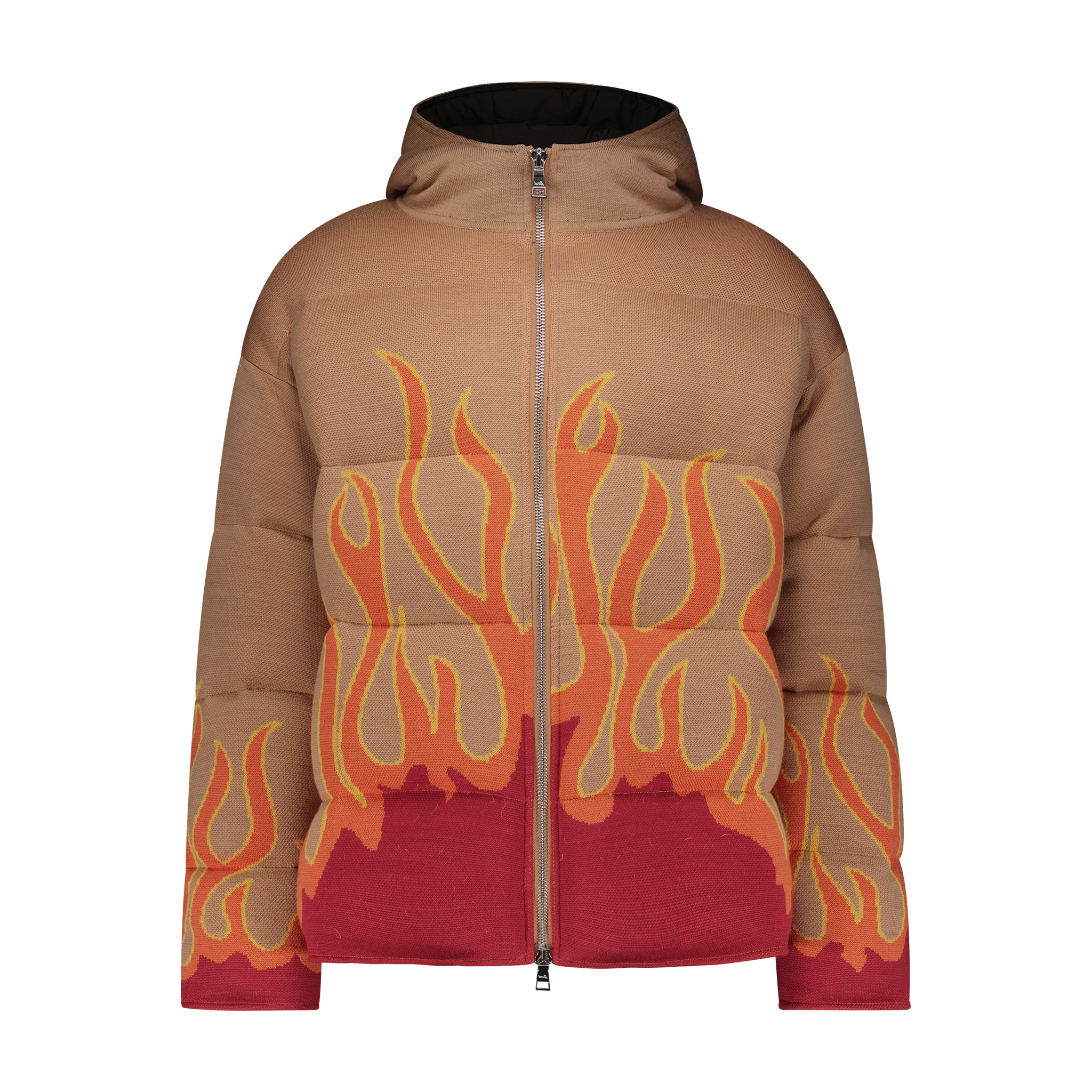 UP IN FLAMES SWEATER PUFFER – Haculla